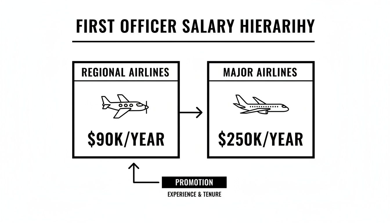 Understanding Your First Officer Salary in 2026 | Dubois Aviation